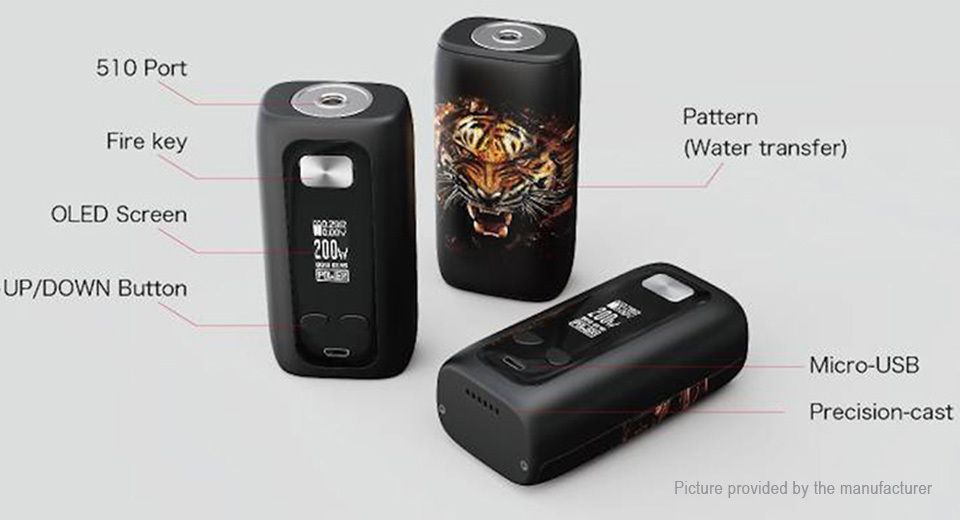 THINK VAPE THOR 200W TC VW APV BOX MOD - 19.46€ FDP INCLUS - Hyper ...