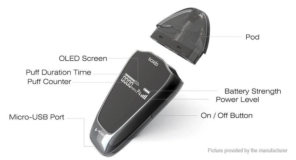 POD VZONE SCADO - 27.36€ FDP INCLUS - Hyper Deals Vape