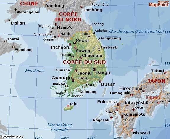 Quelques bases sur la Corée du Sud - meteocoree