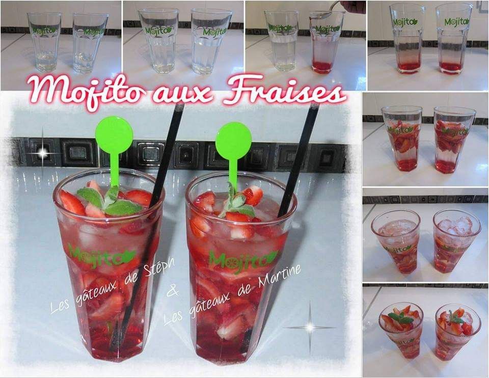 Mojito aux fraises - lesgateauxdemartine.over-blog.com