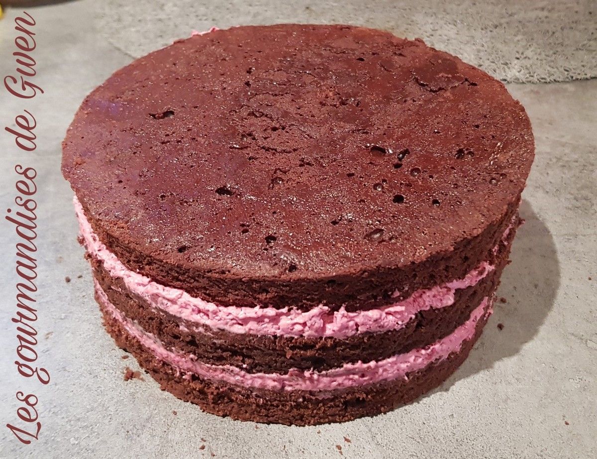 Birthday Cake - Chocolat/Fruits rouges - Les gourmandises de Gwen