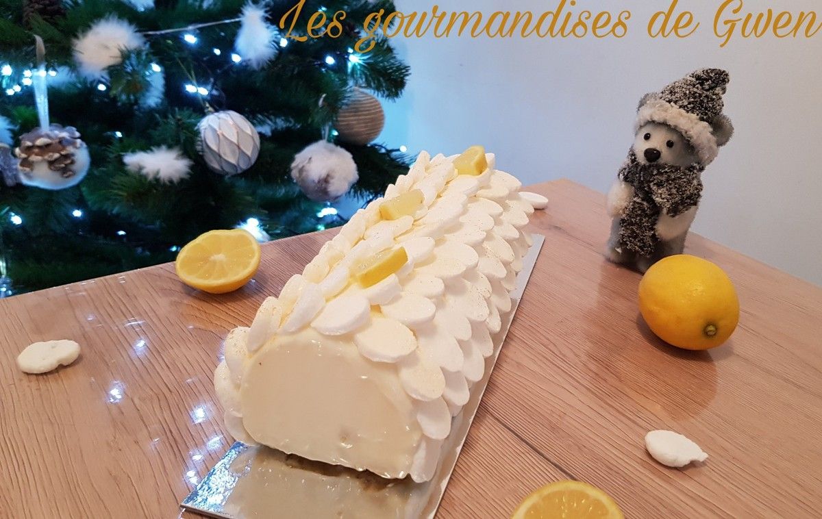 Bûche citron meringué - Les gourmandises de Gwen
