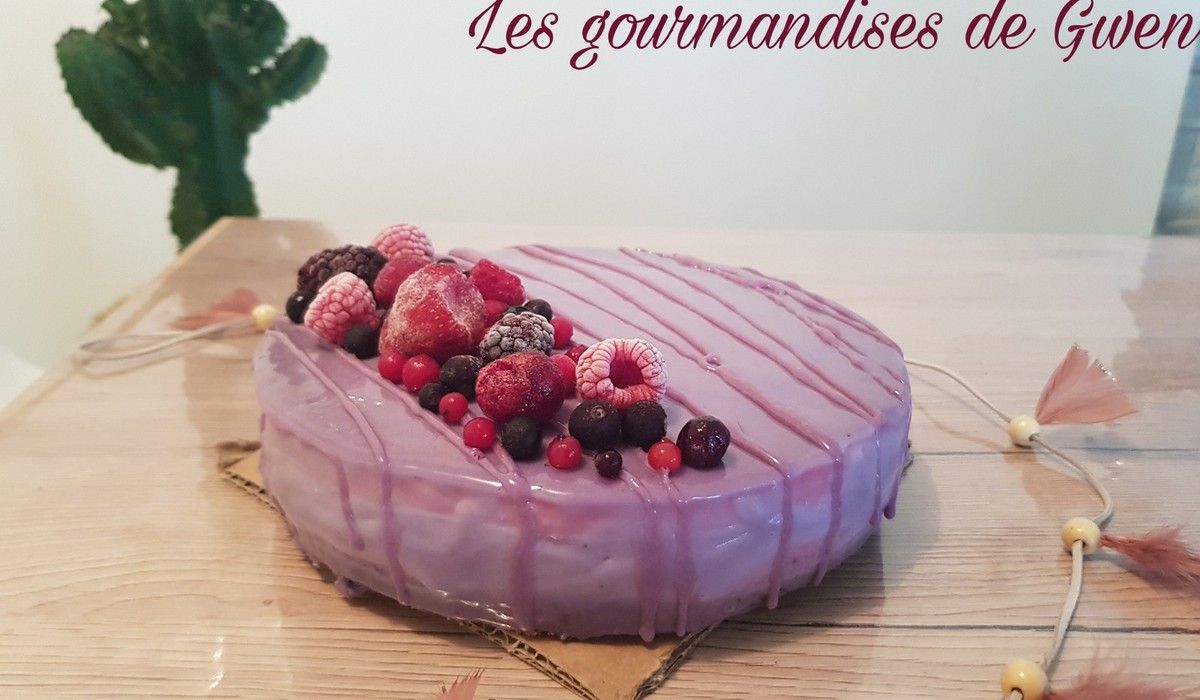 Entremets aux fruits rouges - Les gourmandises de Gwen