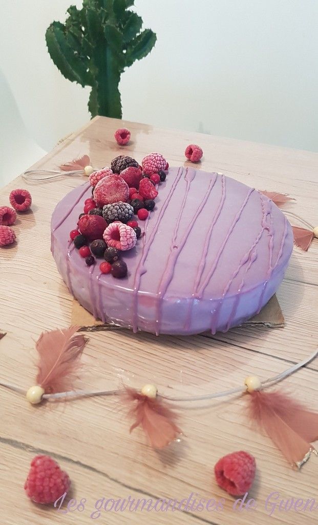 Entremets aux fruits rouges - Les gourmandises de Gwen