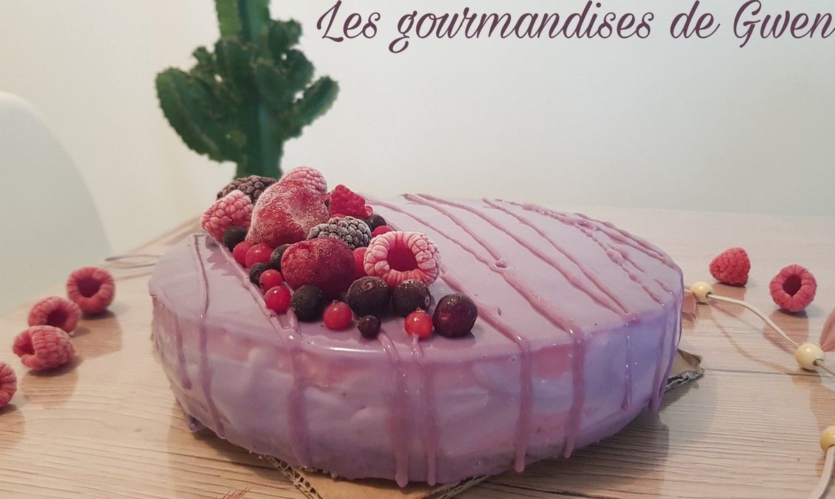 Entremets aux fruits rouges - Les gourmandises de Gwen