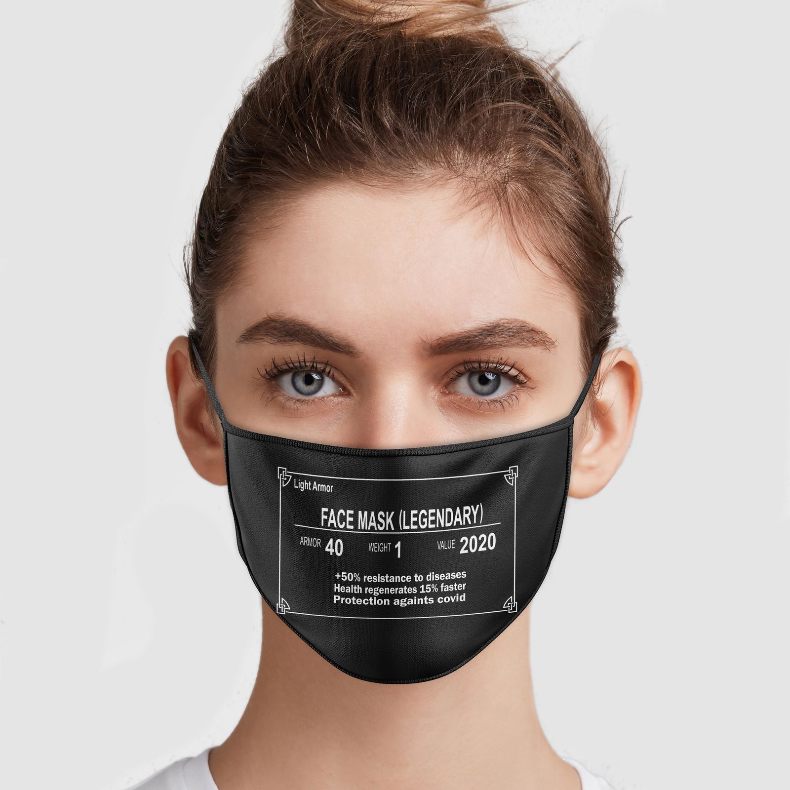 Light Armor Face Mask – 50% Resistance To Diseases Face Mask ...