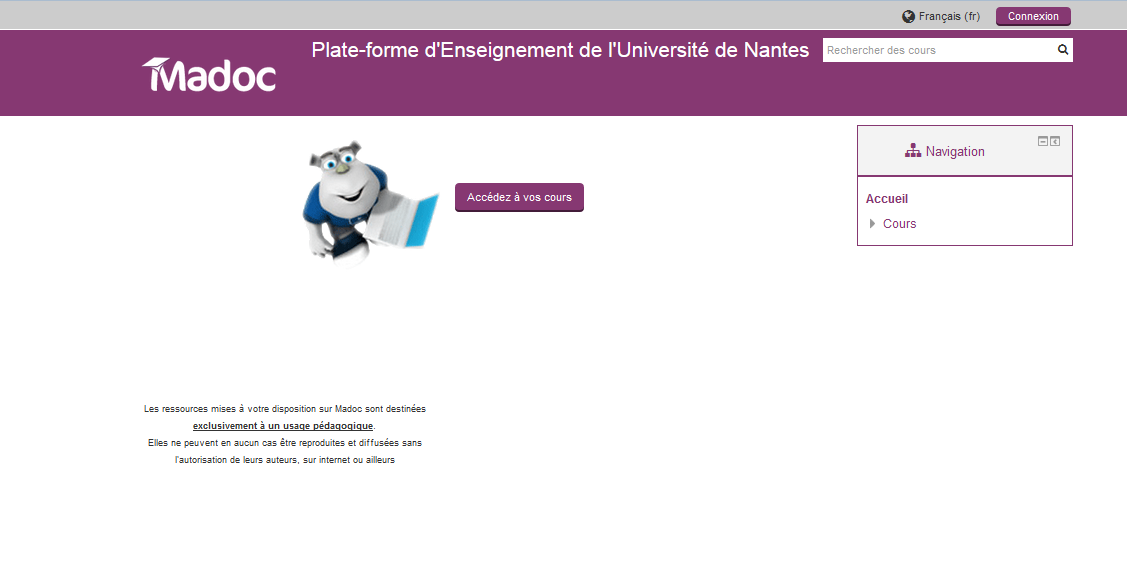 MADOC - Les web-services de l'Université de Nantes