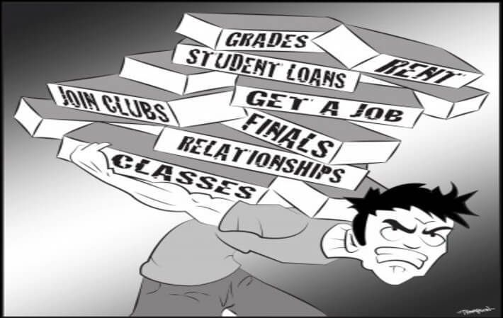 Assignment Stress Cartoon