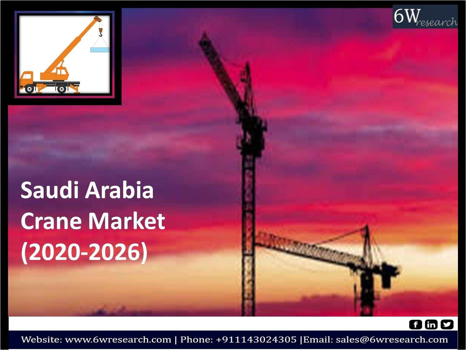 Saudi Arabia Crane Market (2020-2026) - SixWresearch.over-blog.com