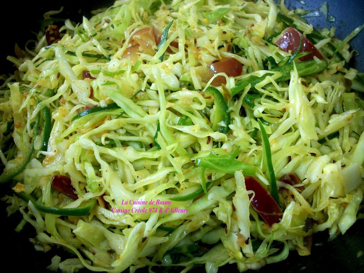 ACHARD DE CHOU VERT - La Cuisine Réunionnaise & d'Ailleurs, la cuisine ...