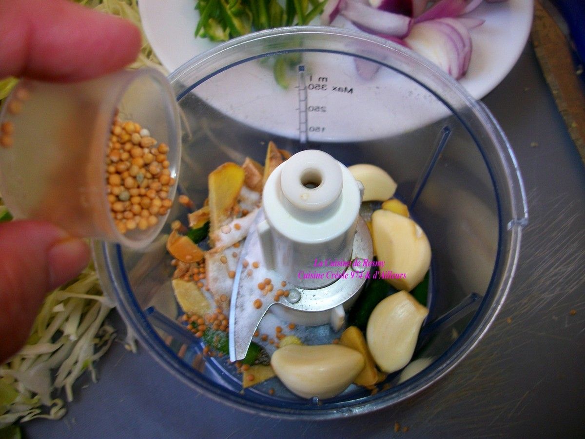 ACHARD DE CHOU VERT - La Cuisine Réunionnaise & d'Ailleurs, la cuisine ...