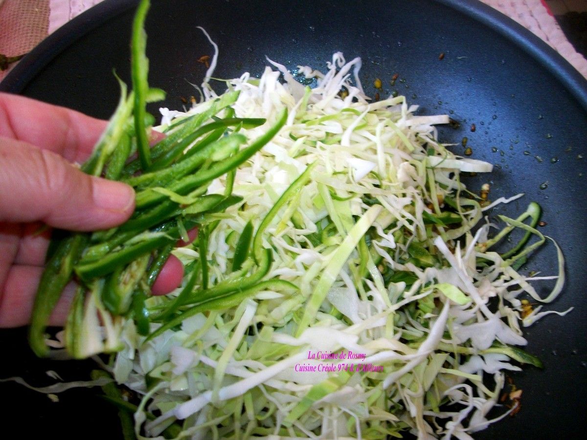 ACHARD DE CHOU VERT - La Cuisine Réunionnaise & d'Ailleurs, la cuisine ...