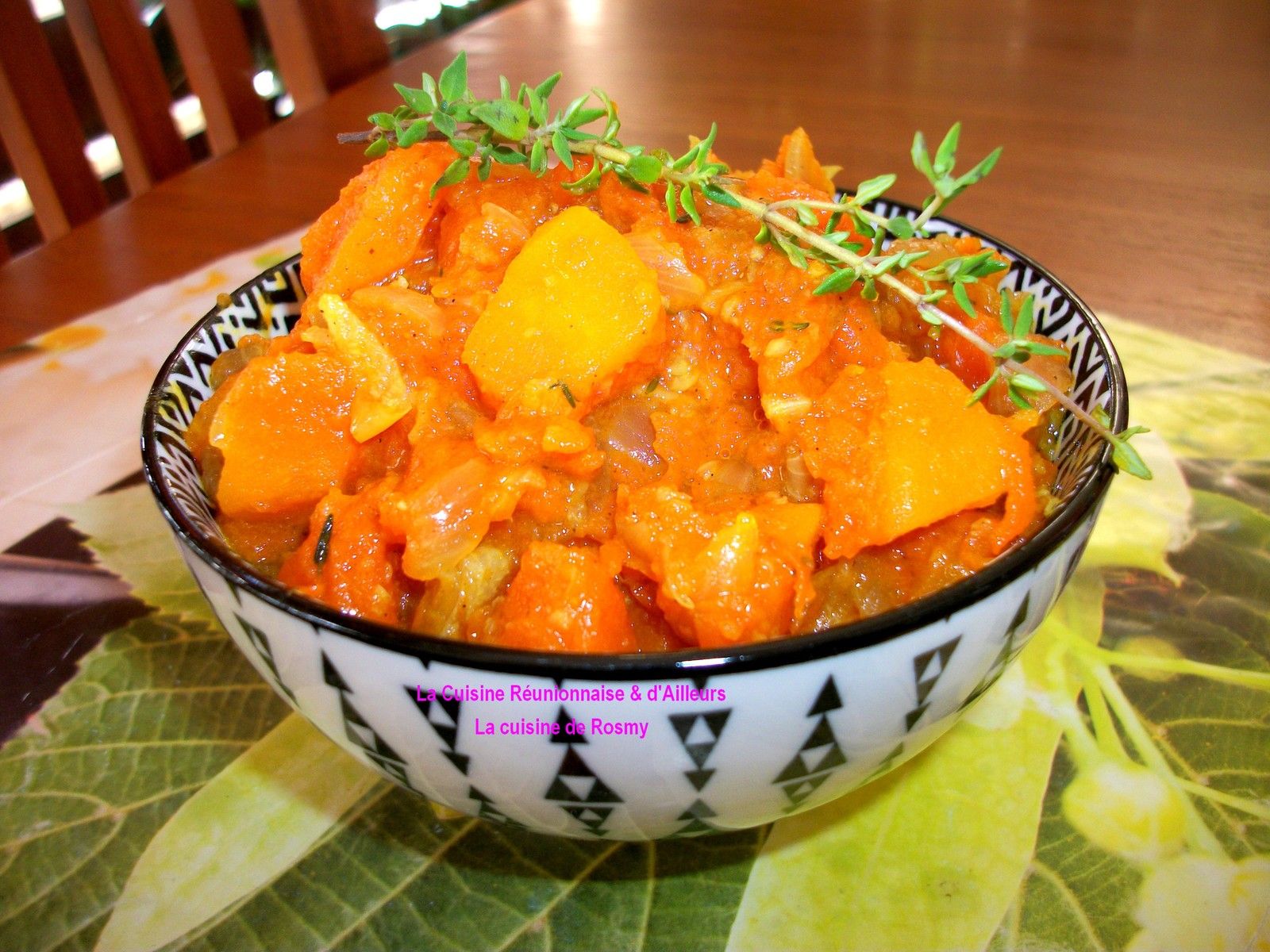 DAUBE de CITROUILLE, origine île la Réunion - La Cuisine Réunionnaise ...