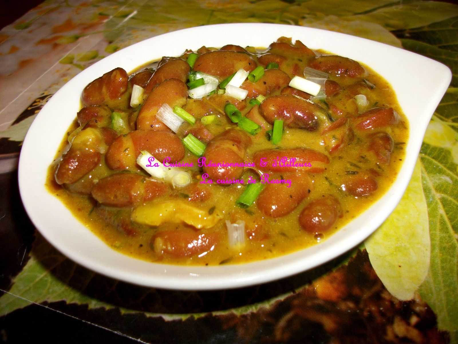 CARRY HARICOTS ROUGES (plat créole Réunionnais 974) - La Cuisine ...