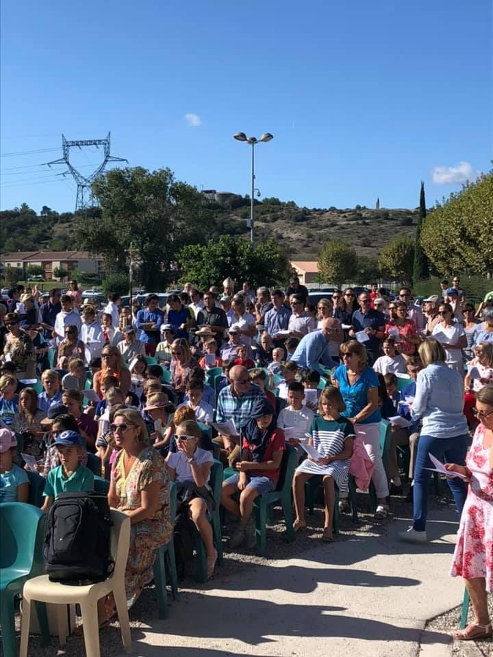 Sous un soleil éclatant, Cabriès-Calas accueillait la messe de rentrée ...