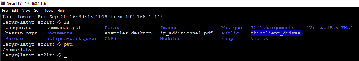 SSH client : SmarTTY - Networks and Telecommunications Services