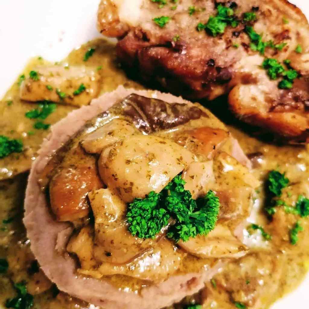 Purée de marrons et sauce aux cèpes - Valérie Passion Cuisine