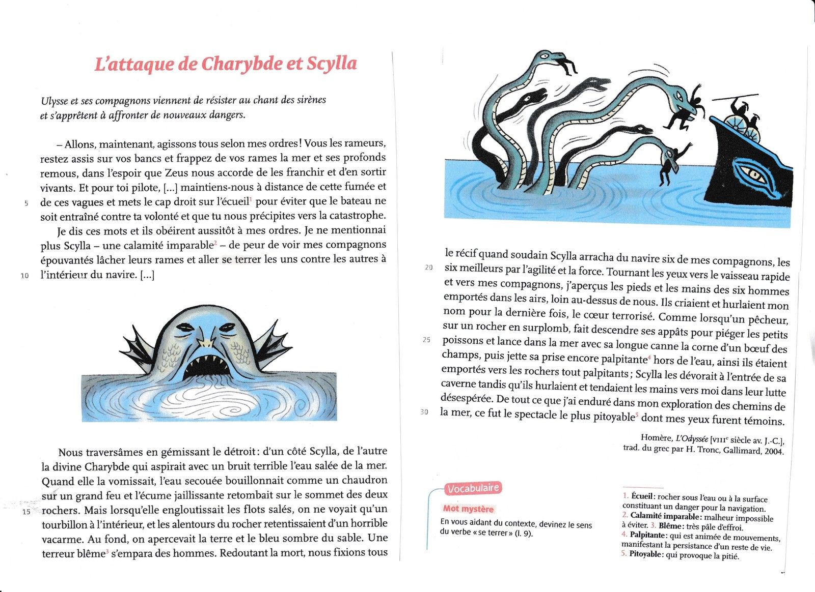 Correction impératif + lecture Ulysse face à Charybde et Syclla - Cours ...