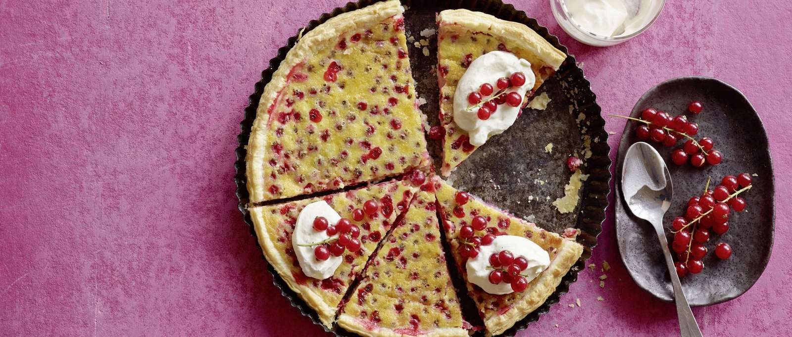 Tarte aux groseilles rouges - Les recettes de nos maman