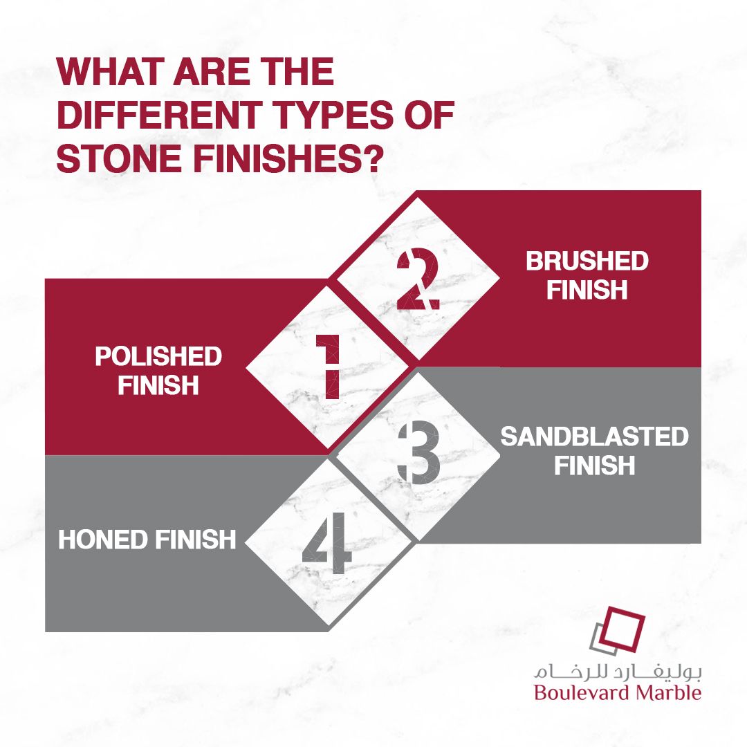 What Are the Different Types of Stone Finishes? - marble suppliers in uae